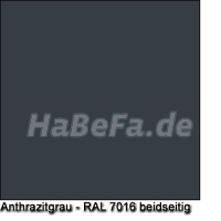 Anthrazitgrau RAL 7016 matt beidseitig