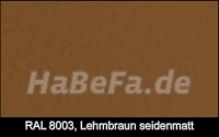 Lehmbraun RAL 8003